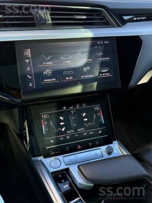 Grey Audi E-Tron 2020 in Riga, with an engine capacity of 0.00 L and mileage of 88 thousand km for 35500 €, photo 21 on AUTOMOTO.COM.LV