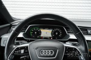 Grey Audi E-Tron 2020 in Riga, with an engine capacity of 0.00 L and mileage of 76 thousand km for 34650 €, photo 14 on AUTOMOTO.COM.LV