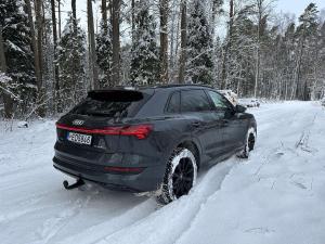 Pelēks Audi E-Tron 2021 Klaipėda, ar dzinēja tilpumu 0.00 L un nobraukumu 51 tūkst. km par 29900 €, foto 6 vietnē AUTOMOTO.COM.LV