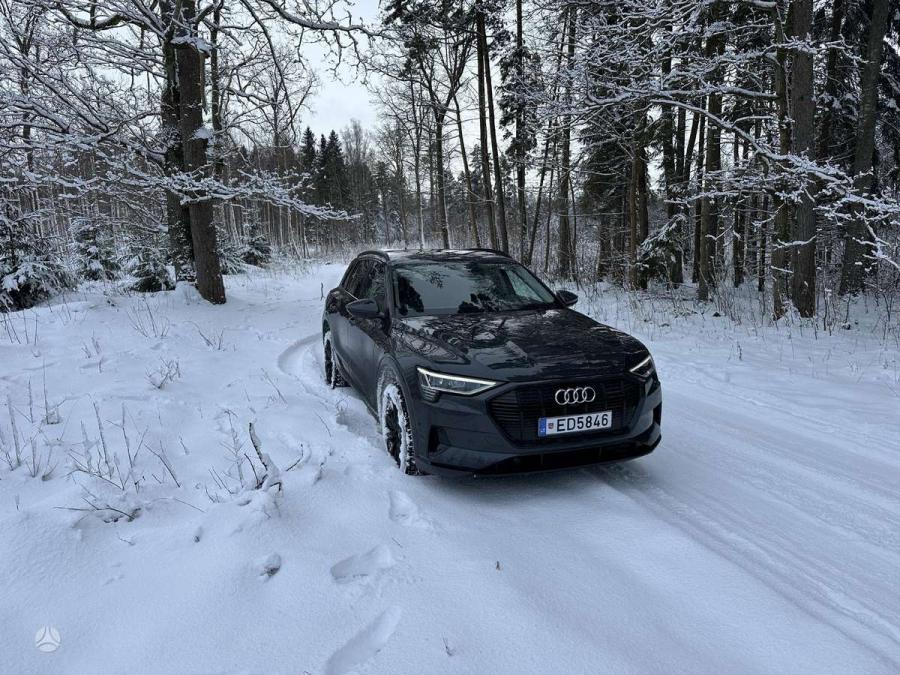 Pelēks Audi E-Tron 2021 Klaipėda, ar dzinēja tilpumu 0.00 L un nobraukumu 51 tūkst. km par 29900 €, foto 9 vietnē AUTOMOTO.COM.LV