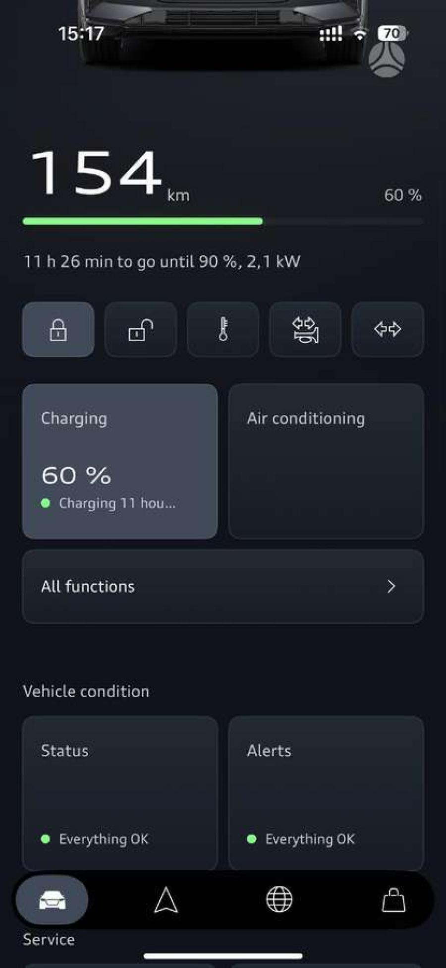 Pelēks Audi E-Tron 2021 Klaipėda, ar dzinēja tilpumu 0.00 L un nobraukumu 51 tūkst. km par 29900 €, foto 28 vietnē AUTOMOTO.COM.LV