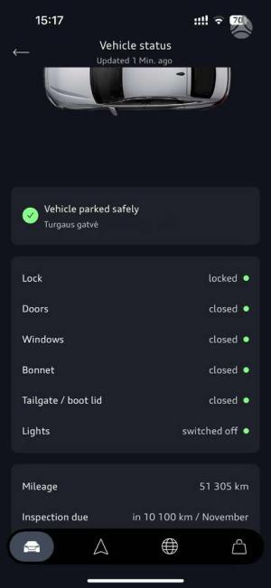 Pelēks Audi E-Tron 2021 Klaipėda, ar dzinēja tilpumu 0.00 L un nobraukumu 51 tūkst. km par 29900 €, foto 29 vietnē AUTOMOTO.COM.LV