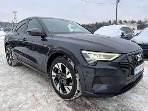 Grey Audi E-Tron 2021 in Vilnius, with an engine capacity of 0.00 L and mileage of 128 thousand km for 31400 €, photo 2 on AUTOMOTO.COM.LV