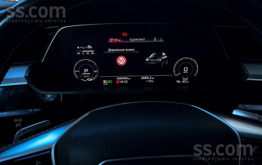 Grey Audi E-Tron 2021 in Jelgava, with an engine capacity of 0.00 L and mileage of 166 thousand km for 23500 €, photo 26 on AUTOMOTO.COM.LV
