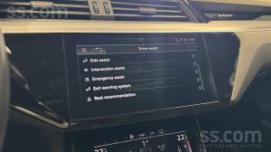 Grey Audi E-Tron 2021 in Riga, with an engine capacity of 0.00 L and mileage of 87 thousand km for 27990 €, photo 29 on AUTOMOTO.COM.LV