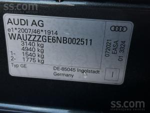 Pelēks Audi E-Tron 2021 Rīga, ar dzinēja tilpumu 0.00 L un nobraukumu 141 tūkst. km par 27990 €, foto 24 vietnē AUTOMOTO.COM.LV