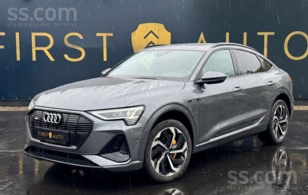 Grey Audi E-Tron 2021 in Tukums, with an engine capacity of 0.00 L and mileage of 98 thousand km for 35990 €, photo 1 on AUTOMOTO.COM.LV