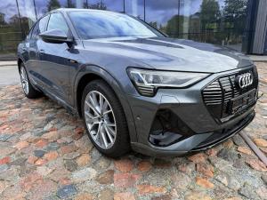 Grey Audi E-Tron 2021 in Riga, with an engine capacity of 0.00 L and mileage of 113 thousand km for 30555 €, photo  on AUTOMOTO.COM.LV