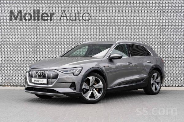 Grey Audi E-Tron 2022 in Riga, with an engine capacity of 0.00 L and mileage of 61 thousand km for 33600 €, photo 1 on AUTOMOTO.COM.LV