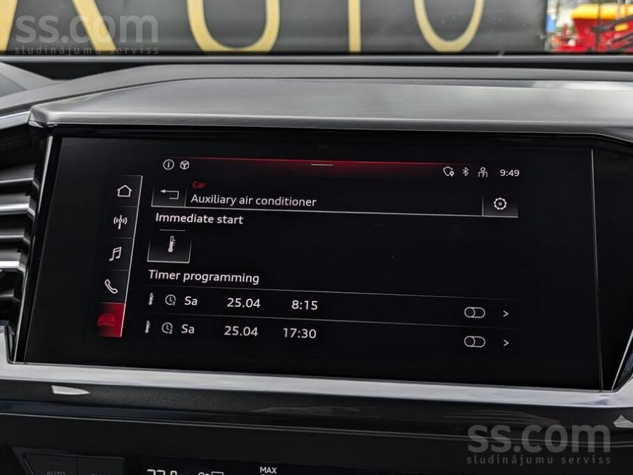 Grey Audi E-Tron 2022 in Tukums, with an engine capacity of 0.00 L and mileage of 97 thousand km for 29990 €, photo 14 on AUTOMOTO.COM.LV