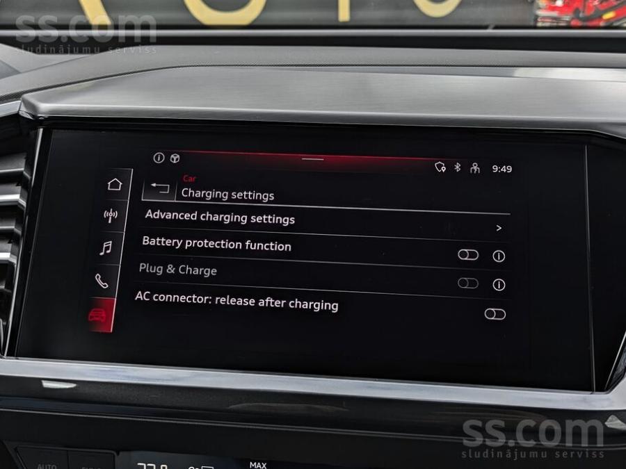 Grey Audi E-Tron 2022 in Tukums, with an engine capacity of 0.00 L and mileage of 97 thousand km for 29990 €, photo 21 on AUTOMOTO.COM.LV