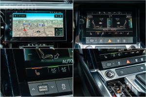 Grey Audi E-Tron 2022 in Riga, with an engine capacity of 0.00 L and mileage of 77 thousand km for 27900 €, photo 29 on AUTOMOTO.COM.LV