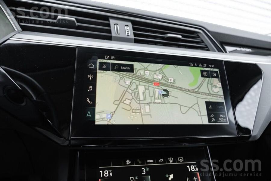 Grey Audi E-Tron 2022 in Riga, with an engine capacity of 0.00 L and mileage of 60 thousand km for 35600 €, photo 26 on AUTOMOTO.COM.LV