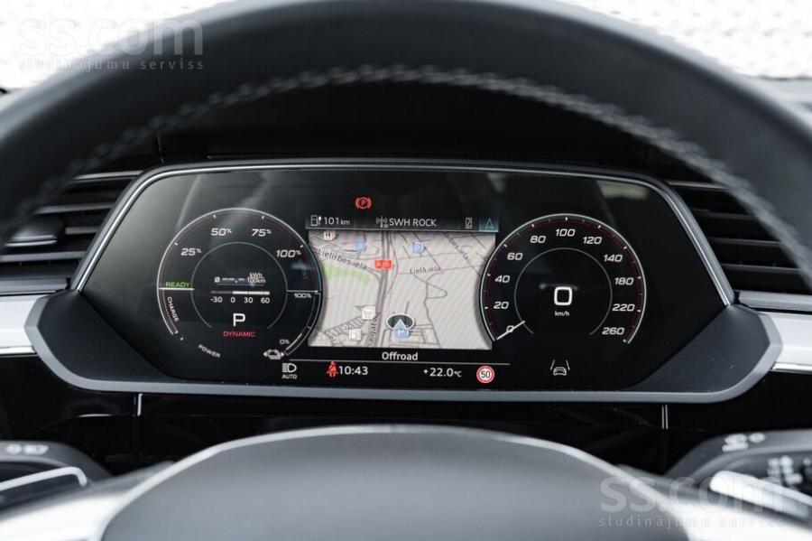 Pelēks Audi E-Tron 2022 Rīga, ar dzinēja tilpumu 0.00 L un nobraukumu 63 tūkst. km par 41850 €, foto 20 vietnē AUTOMOTO.COM.LV