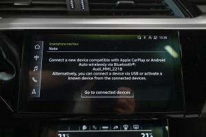 Grey Audi E-Tron 2022 in Vilnius, with an engine capacity of 0.00 L and mileage of 60 thousand km for 33900 €, photo 20 on AUTOMOTO.COM.LV