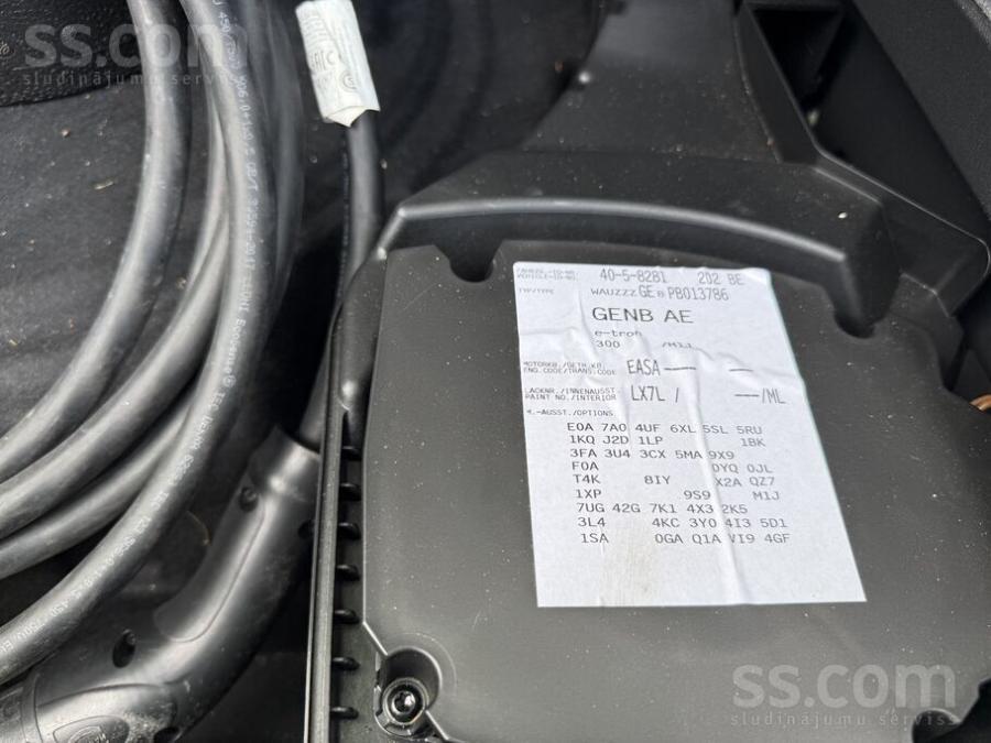 Pelēks Audi E-Tron 2022 Rīga, ar dzinēja tilpumu 0.00 L un nobraukumu 129 tūkst. km par 23990 €, foto 27 vietnē AUTOMOTO.COM.LV