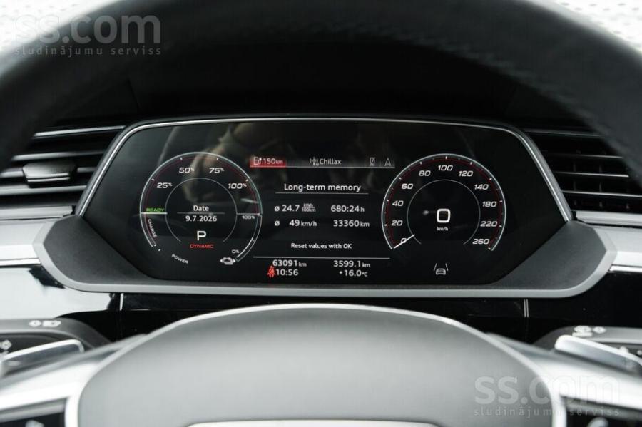 Pelēks Audi E-Tron 2022 Rīga, ar dzinēja tilpumu 0.00 L un nobraukumu 63 tūkst. km par 33350 €, foto 13 vietnē AUTOMOTO.COM.LV