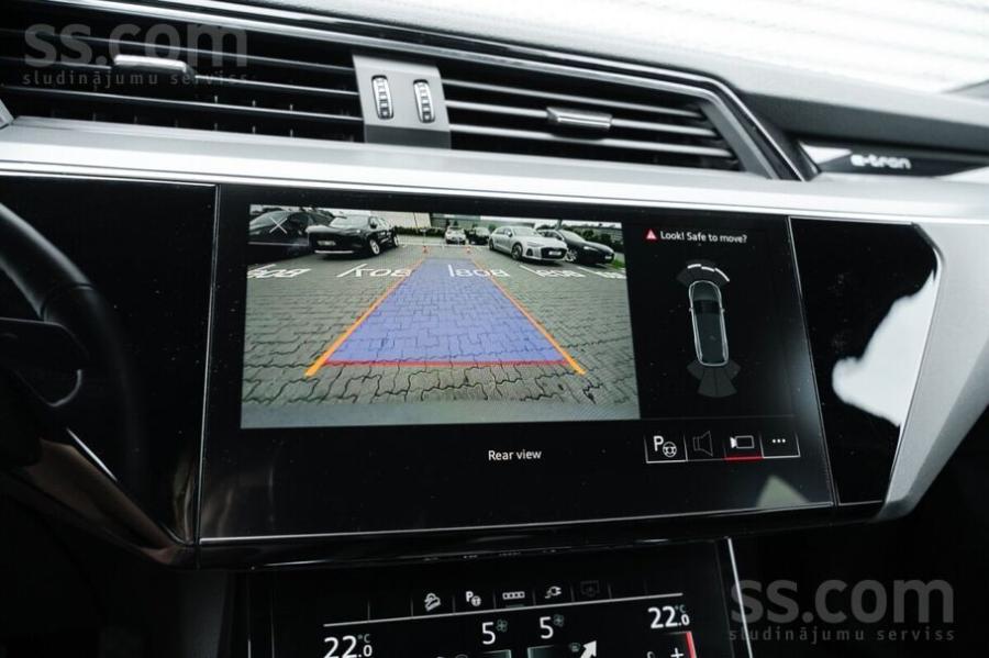 Pelēks Audi E-Tron 2022 Rīga, ar dzinēja tilpumu 0.00 L un nobraukumu 63 tūkst. km par 33350 €, foto 15 vietnē AUTOMOTO.COM.LV