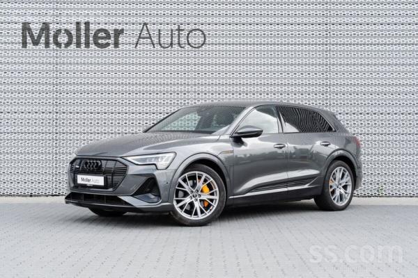 Grey Audi E-Tron 2022 in Riga, with an engine capacity of 0.00 L and mileage of 61 thousand km for 43200 €, photo 1 on AUTOMOTO.COM.LV