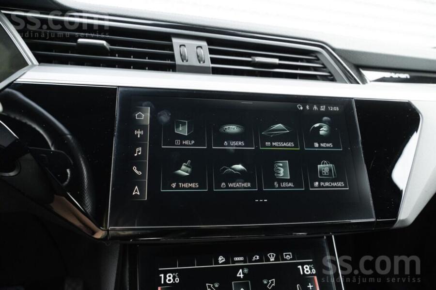 Pelēks Audi E-Tron 2022 Rīga, ar dzinēja tilpumu 0.00 L un nobraukumu 61 tūkst. km par 43200 €, foto 29 vietnē AUTOMOTO.COM.LV