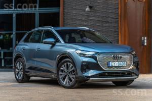 Grey Audi E-Tron 2022 in Riga, with an engine capacity of 0.00 L and mileage of 17 thousand km for 34500 €, photo  on AUTOMOTO.COM.LV