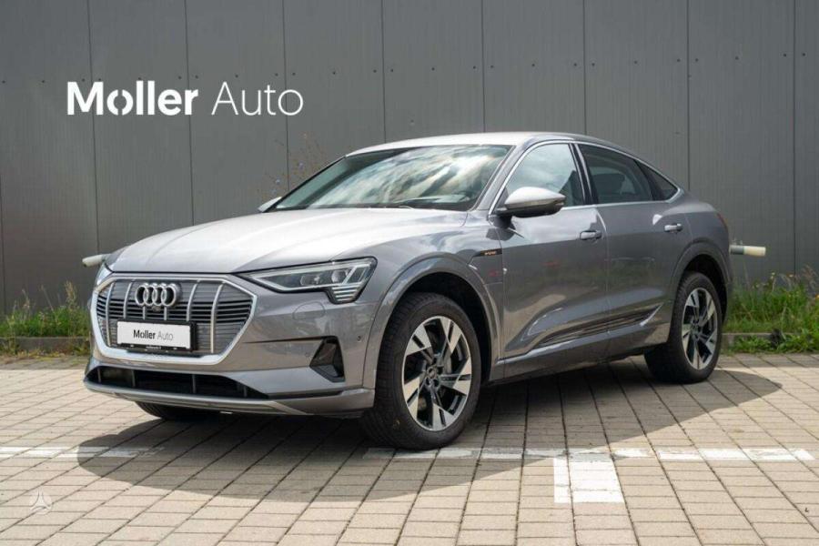 Grey Audi E-Tron 2022 in Vilnius, with an engine capacity of 0.00 L and mileage of 29 thousand km for 37450 €, photo 1 on AUTOMOTO.COM.LV