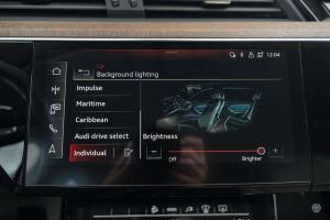 Grey Audi E-Tron 2022 in Vilnius, with an engine capacity of 0.00 L and mileage of 29 thousand km for 37450 €, photo 29 on AUTOMOTO.COM.LV