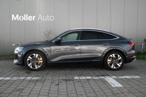 Grey Audi E-Tron 2022 in Vilnius, with an engine capacity of 0.00 L and mileage of 49 thousand km for 39000 €, photo 4 on AUTOMOTO.COM.LV