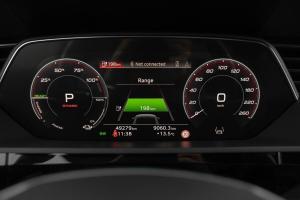 Grey Audi E-Tron 2022 in Vilnius, with an engine capacity of 0.00 L and mileage of 49 thousand km for 39000 €, photo 20 on AUTOMOTO.COM.LV