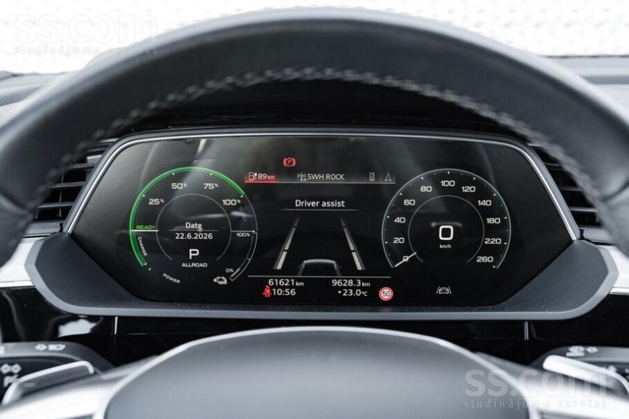 Pelēks Audi E-Tron 2023 Rīga, ar dzinēja tilpumu 0.00 L un nobraukumu 62 tūkst. km par 41450 €, foto 16 vietnē AUTOMOTO.COM.LV