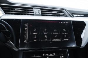 Grey Audi E-Tron 2023 in Marupe, with an engine capacity of 0.00 L and mileage of 62 thousand km for 41450 €, photo 21 on AUTOMOTO.COM.LV