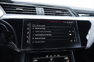 Grey Audi E-Tron 2023 in Marupe, with an engine capacity of 0.00 L and mileage of 62 thousand km for 41450 €, photo 25 on AUTOMOTO.COM.LV