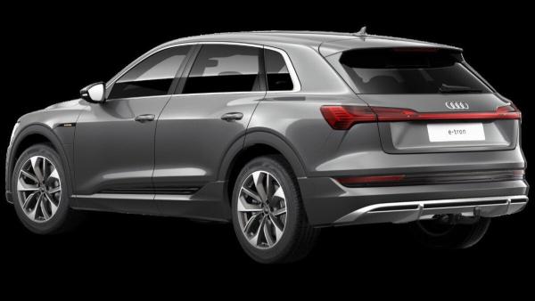 Grey Audi E-Tron 2023 in Marupe, with an engine capacity of 0.00 L and mileage of 78 thousand km for 36900 €, photo 3 on AUTOMOTO.COM.LV