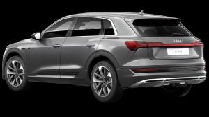 Grey Audi E-Tron 2023 in Marupe, with an engine capacity of 0.00 L and mileage of 78 thousand km for 36900 €, photo 4 on AUTOMOTO.COM.LV