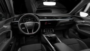 Grey Audi E-Tron 2023 in Marupe, with an engine capacity of 0.00 L and mileage of 78 thousand km for 36900 €, photo 8 on AUTOMOTO.COM.LV
