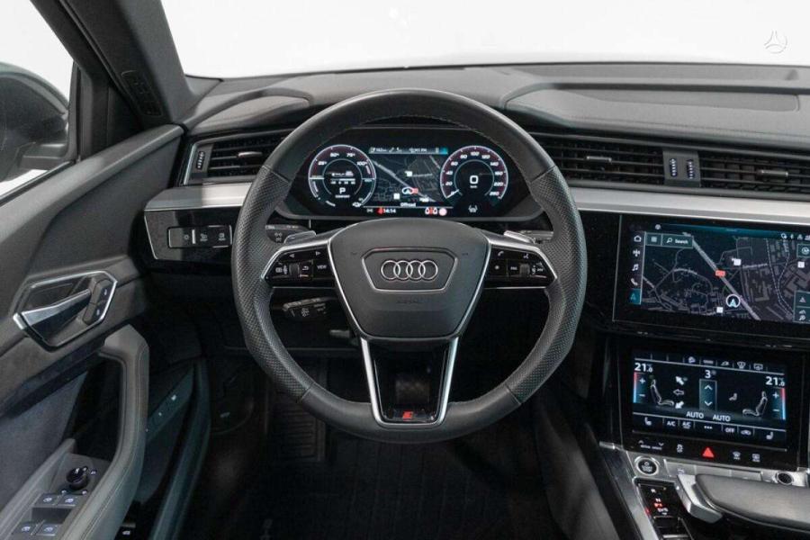 Grey Audi E-Tron 2023 in Vilnius, with an engine capacity of 0.00 L and mileage of 56 thousand km for 37000 €, photo 10 on AUTOMOTO.COM.LV