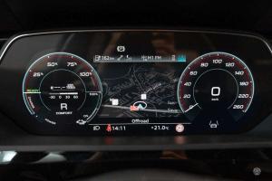 Grey Audi E-Tron 2023 in Vilnius, with an engine capacity of 0.00 L and mileage of 56 thousand km for 37000 €, photo 11 on AUTOMOTO.COM.LV