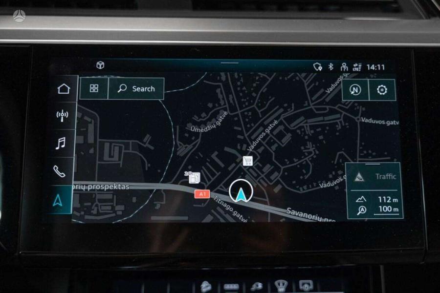 Grey Audi E-Tron 2023 in Vilnius, with an engine capacity of 0.00 L and mileage of 56 thousand km for 37000 €, photo 16 on AUTOMOTO.COM.LV