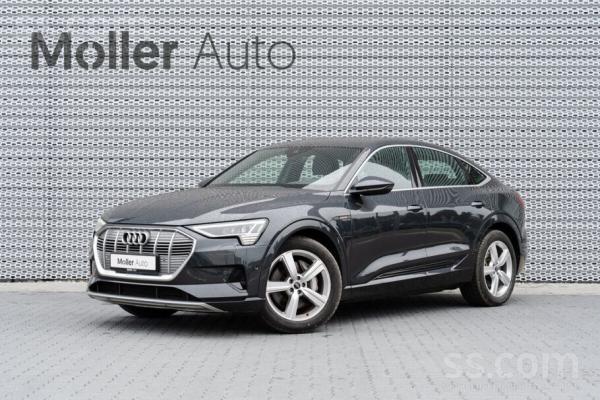 Grey Audi E-Tron 2023 in Riga, with an engine capacity of 0.00 L and mileage of 35 thousand km for 39850 €, photo 1 on AUTOMOTO.COM.LV