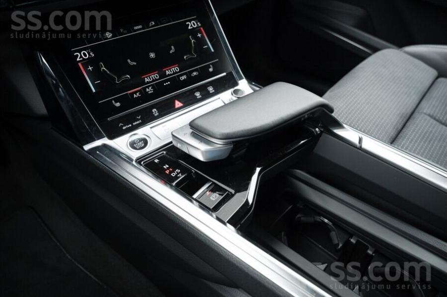 Grey Audi E-Tron 2023 in Riga, with an engine capacity of 0.00 L and mileage of 57 thousand km for 51900 €, photo 27 on AUTOMOTO.COM.LV