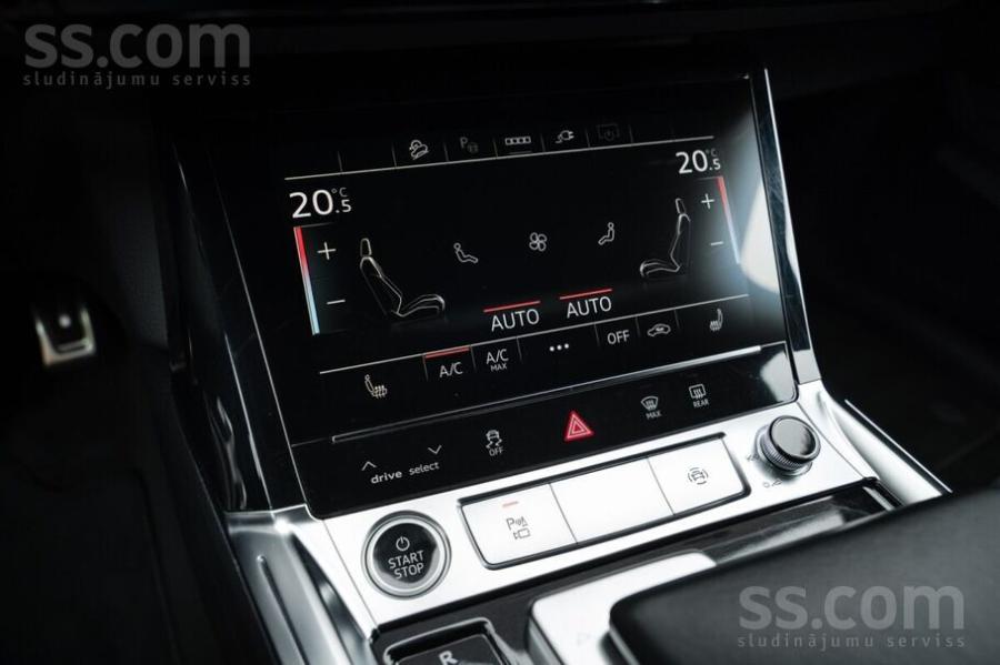 Grey Audi E-Tron 2023 in Riga, with an engine capacity of 0.00 L and mileage of 57 thousand km for 51900 €, photo 28 on AUTOMOTO.COM.LV