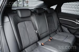 Grey Audi E-Tron 2023 in Riga, with an engine capacity of 0.00 L and mileage of 57 thousand km for 51900 €, photo 29 on AUTOMOTO.COM.LV