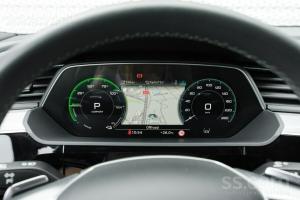 Grey Audi E-Tron 2023 in Riga, with an engine capacity of 0.00 L and mileage of 78 thousand km for 38150 €, photo 18 on AUTOMOTO.COM.LV