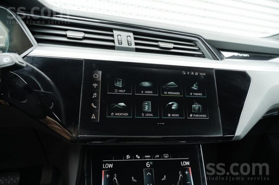 Grey Audi E-Tron 2023 in Riga, with an engine capacity of 0.00 L and mileage of 78 thousand km for 38150 €, photo 29 on AUTOMOTO.COM.LV