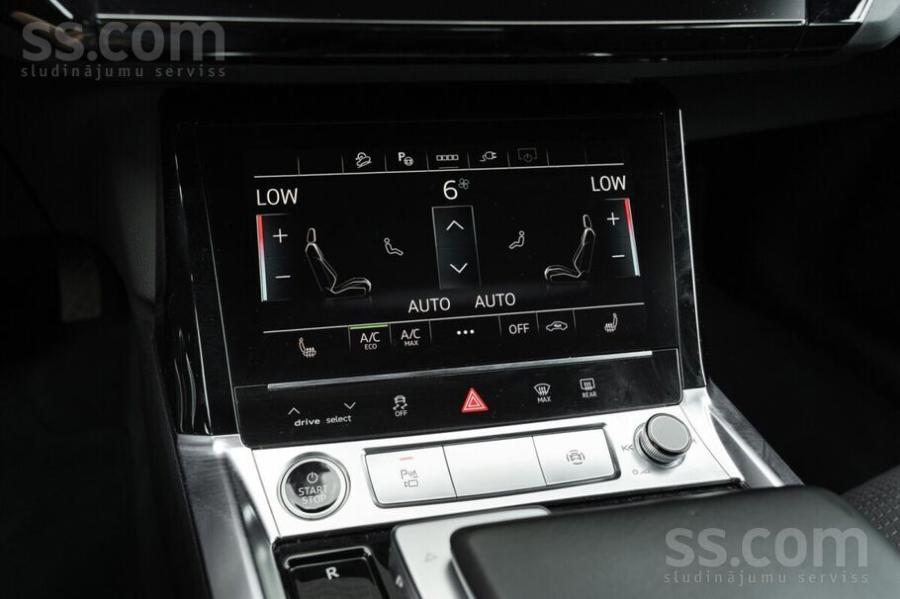 Grey Audi E-Tron 2023 in Riga, with an engine capacity of 0.00 L and mileage of 78 thousand km for 38150 €, photo 31 on AUTOMOTO.COM.LV