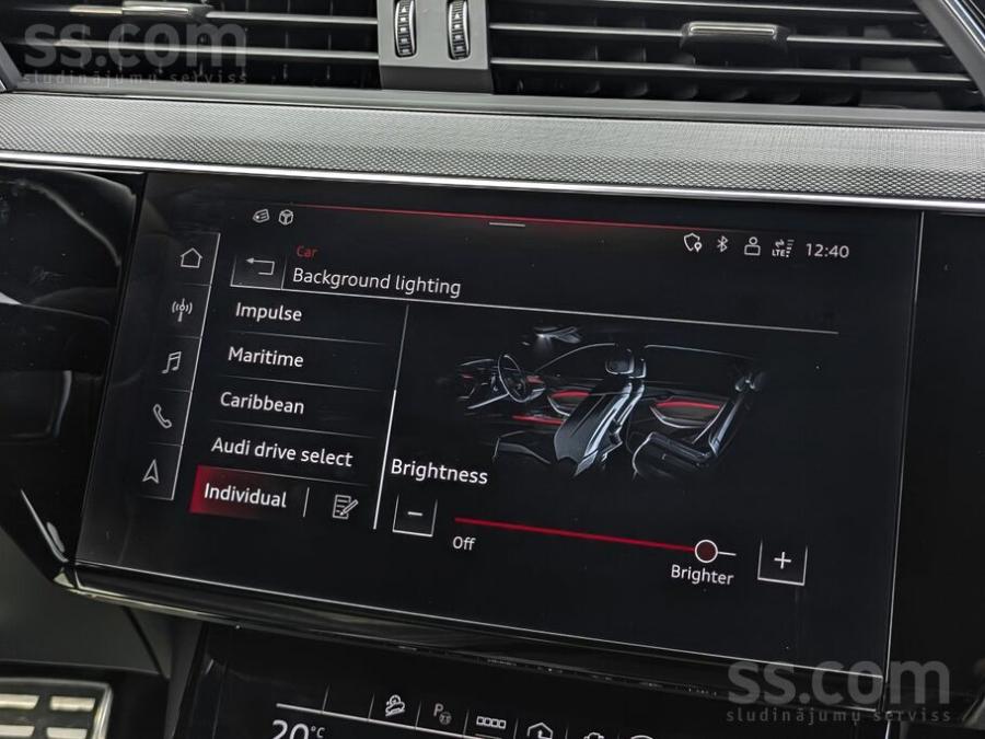 Pelēks Audi E-Tron 2023 Tukums, ar dzinēja tilpumu 0.00 L un nobraukumu 52 tūkst. km par 49990 €, foto 29 vietnē AUTOMOTO.COM.LV