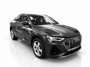 Pelēks Audi E-Tron 2023 Viļņa, ar dzinēja tilpumu 0.00 L un nobraukumu 54 tūkst. km par 36490 €, foto 1 vietnē AUTOMOTO.COM.LV