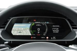 Grey Audi E-Tron 2023 in Riga, with an engine capacity of 0.00 L and mileage of 37 thousand km for 38900 €, photo 21 on AUTOMOTO.COM.LV