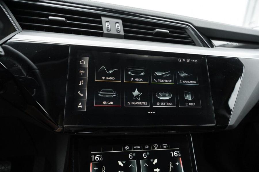 Grey Audi E-Tron 2023 in Riga, with an engine capacity of 0.00 L and mileage of 37 thousand km for 38900 €, photo 27 on AUTOMOTO.COM.LV
