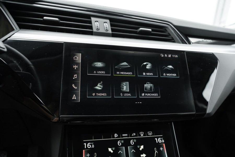 Grey Audi E-Tron 2023 in Riga, with an engine capacity of 0.00 L and mileage of 37 thousand km for 38900 €, photo 35 on AUTOMOTO.COM.LV